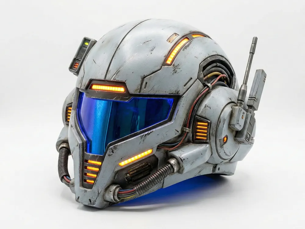 Metroid Inspired Helmet (Learn to make your own) - Free 3D Print Model ...