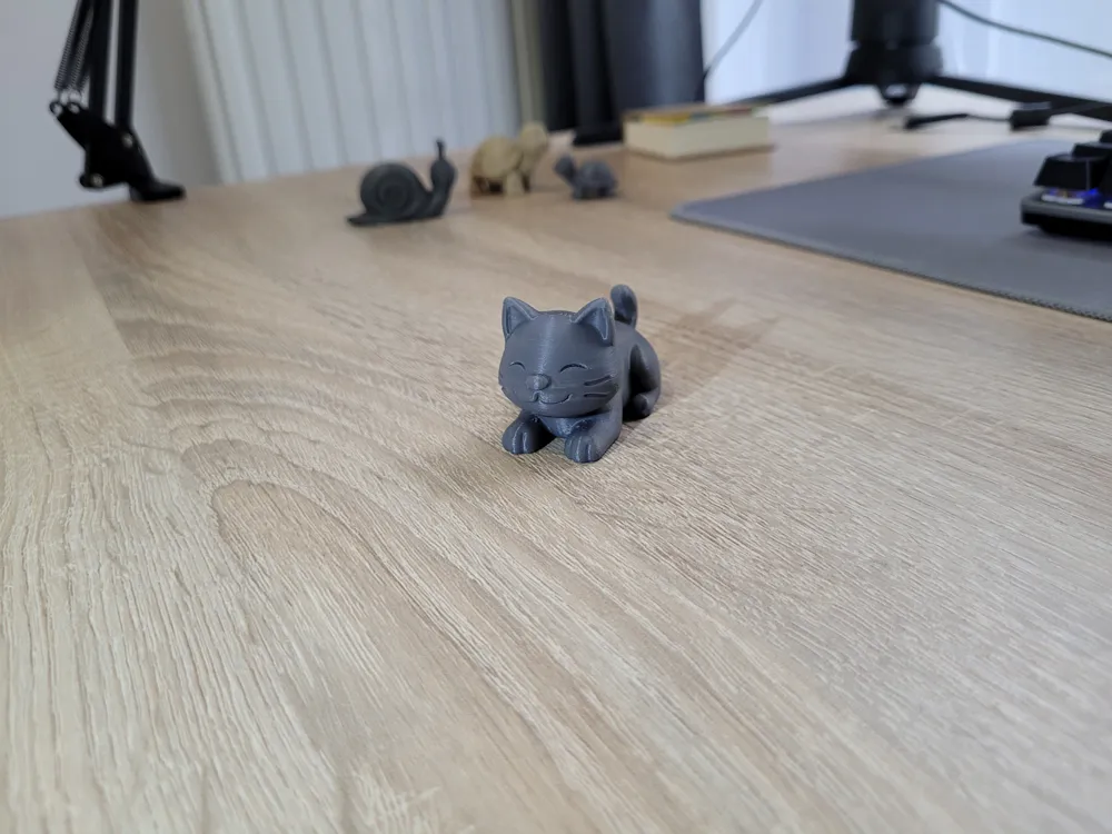 Cute little cat - Free 3D Print Model - MakerWorld