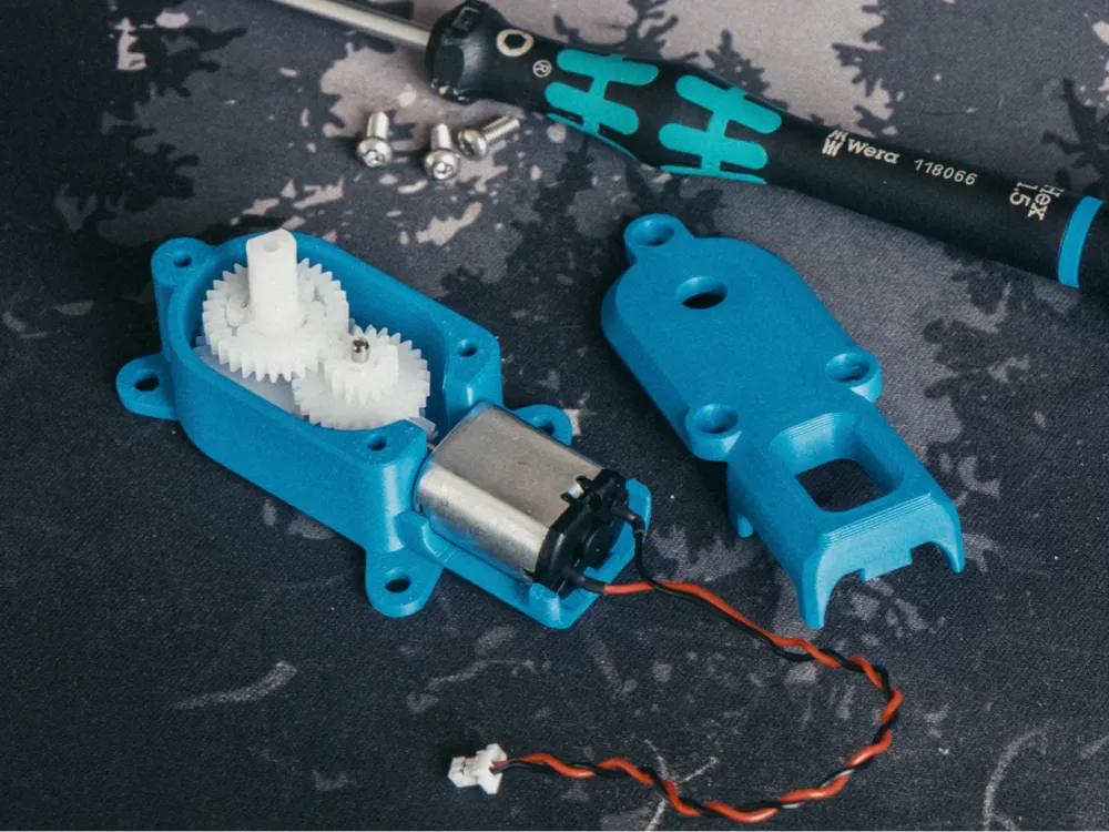 Gearbox for 030 Micro DC Motor by Josh-3D MakerWorld: Download Free 3D Models