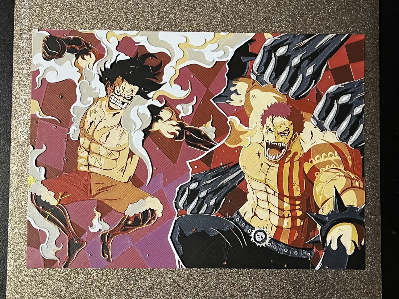 One Piece Luffy vs Katakuri Hueforge by FantasyZ MakerWorld: Download ...