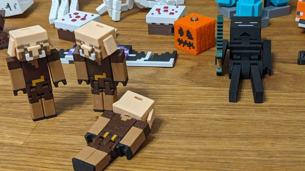 Minecraft Piglin Articulated by kirimba MakerWorld: Download Free 3D Models