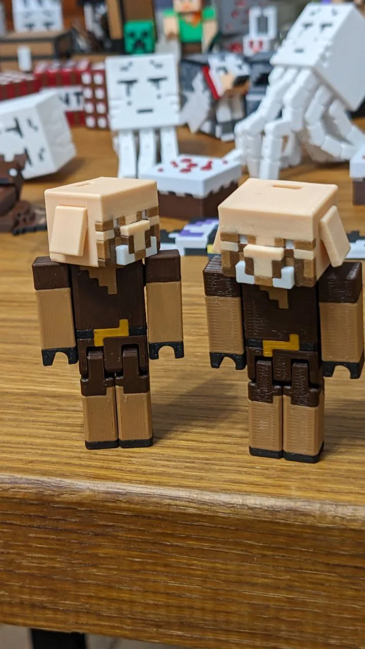 Minecraft Piglin Articulated by kirimba MakerWorld: Download Free 3D Models