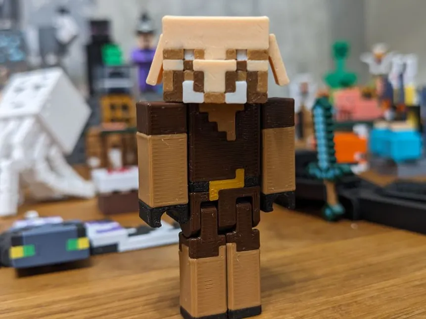 Minecraft Piglin Articulated by kirimba MakerWorld: Download Free 3D Models