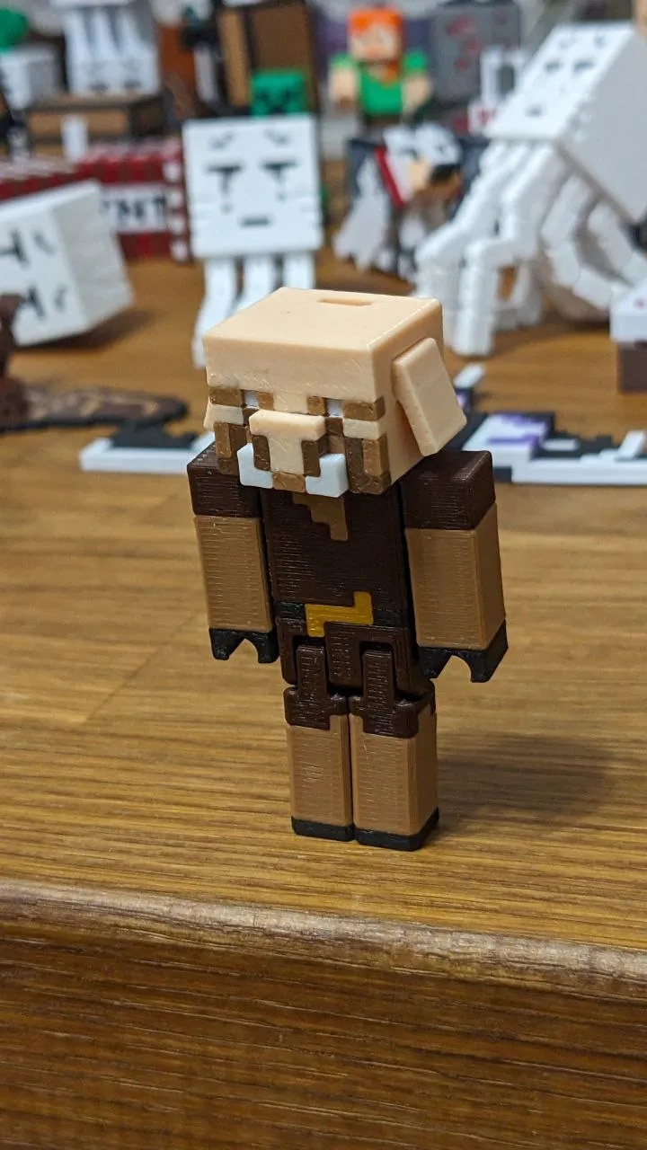 Minecraft Piglin Articulated by kirimba MakerWorld: Download Free 3D Models