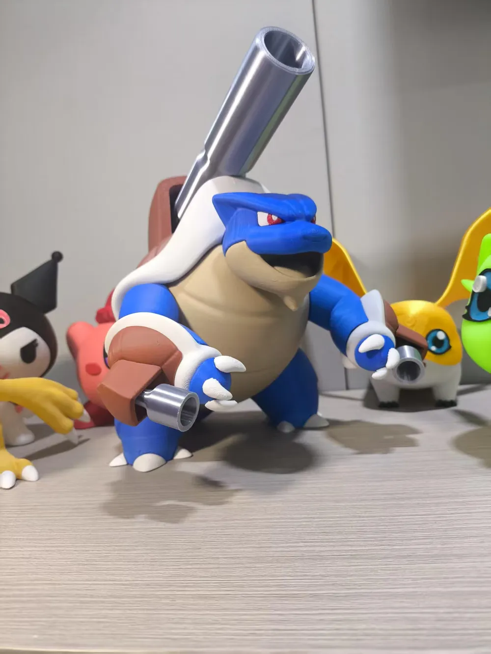 Pokémon Mega Blastoise Monochrome Print & Assembly (Monochrome print ...