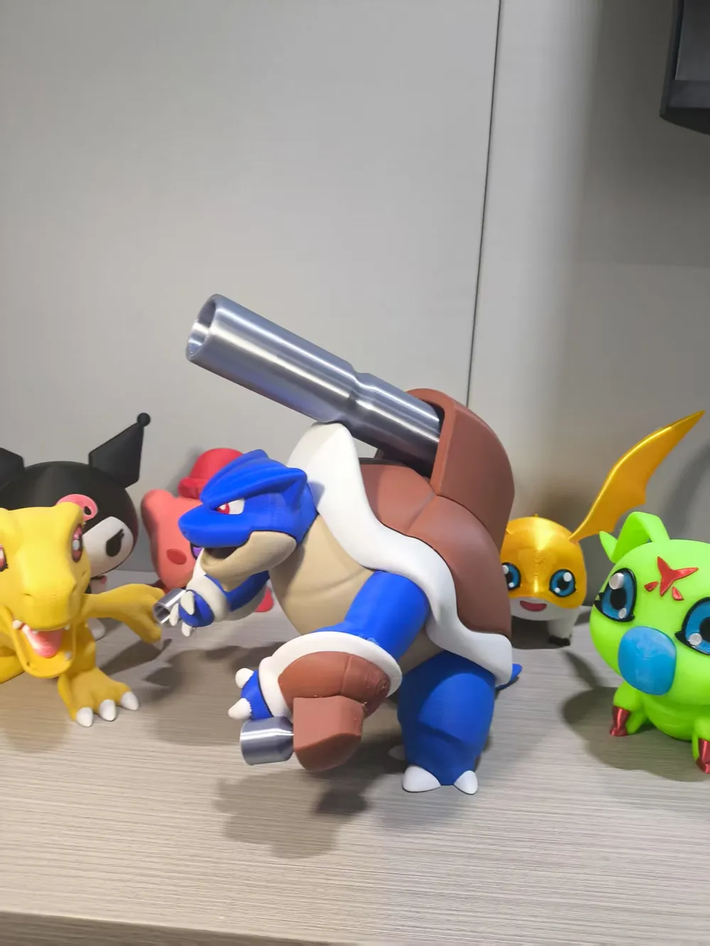 Pokémon Mega Blastoise Monochrome Print & Assembly (Monochrome print ...