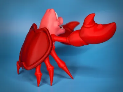 Sebastian the Crab - The Little Mermaid - Fan Art by The Render Lair ...