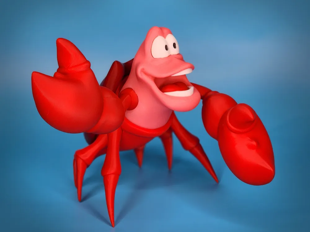 Sebastian the Crab - The Little Mermaid - Fan Art by The Render Lair ...