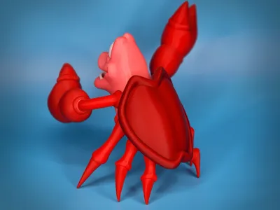 Sebastian the Crab - The Little Mermaid - Fan Art by The Render Lair ...