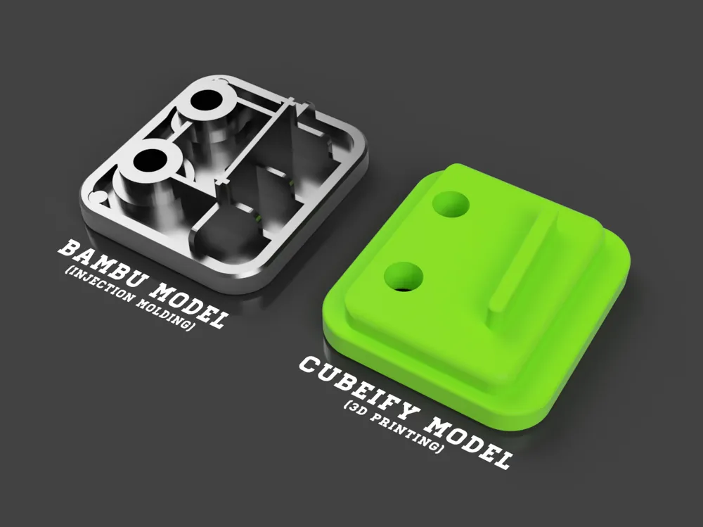 H2D / H2S Spool or Poop Chute Mounting Bracket by CUBEIFY MakerWorld ...