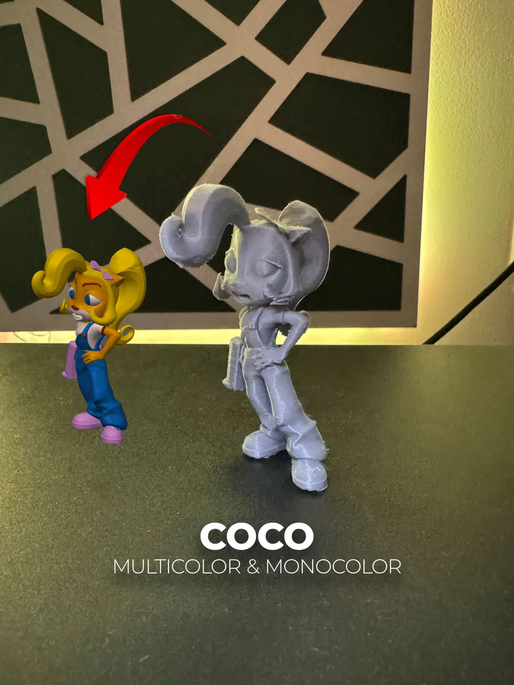 Coco Bandicoot – Stylized Mini Figurine - Free 3D Print Model - MakerWorld