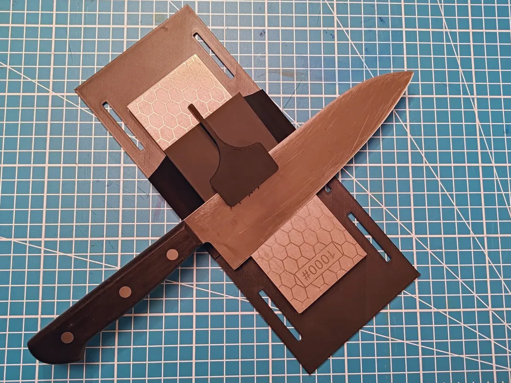 Knife Sharpening Jig For Diamond Stones By Watermelonbro Makerworld