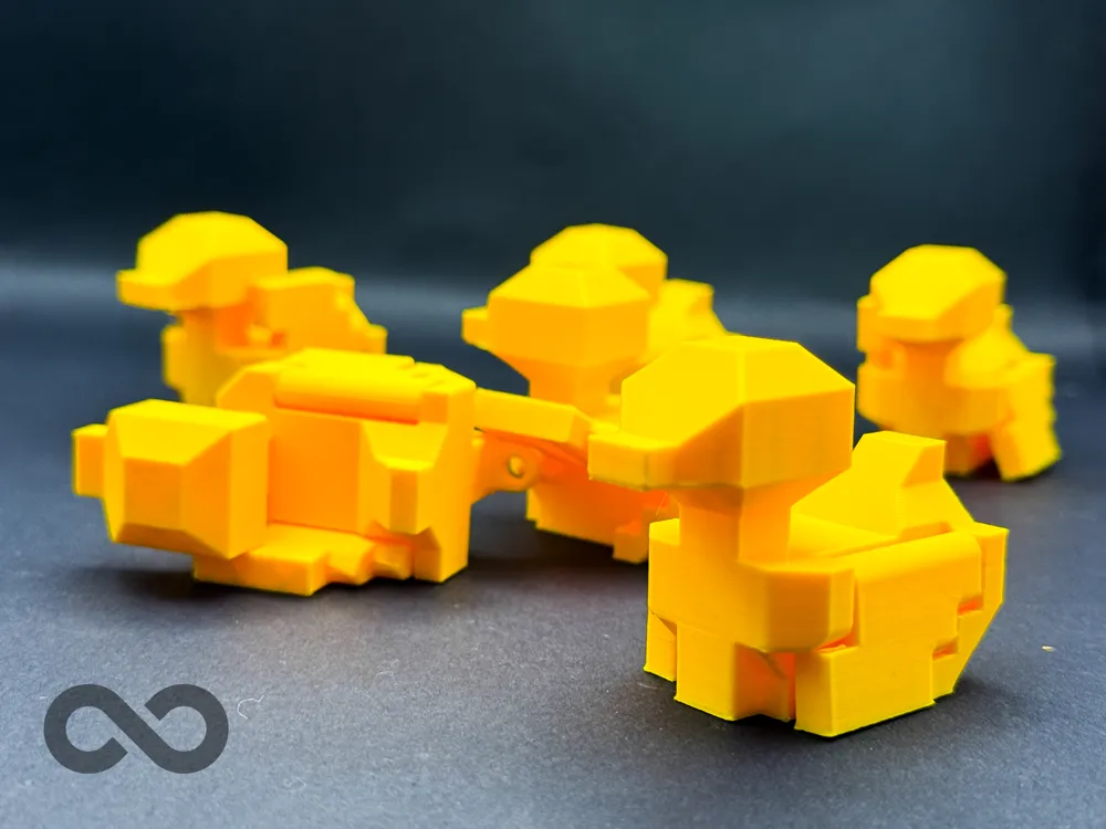 Puck - The Low Poly Fidget Duck by Eternity Labs MakerWorld: Download ...