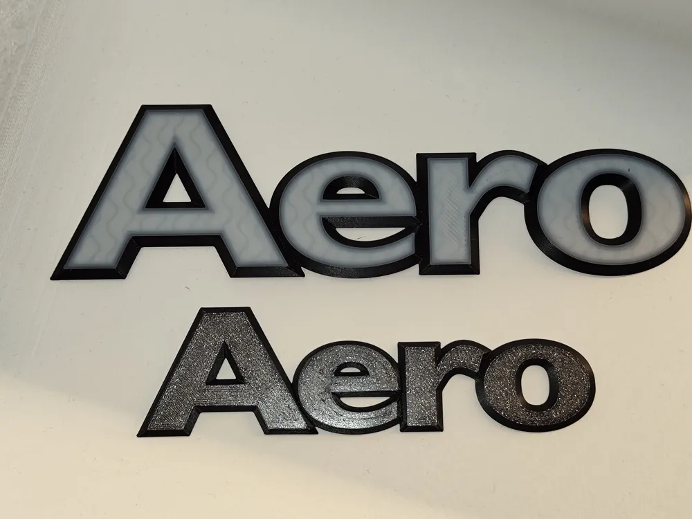 Saab Aero badge by MattiasMakerWorld: Download Free 3D Models
