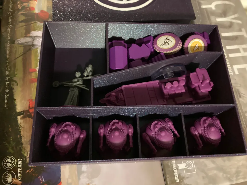 Faction Lids for Scythe Insert Boxes Remixed by Patrick.PD - MakerWorld