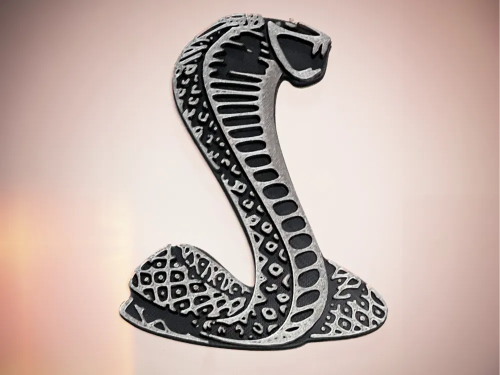 Shelby / Mustang Cobra logo Remixed by nerdware - MakerWorld