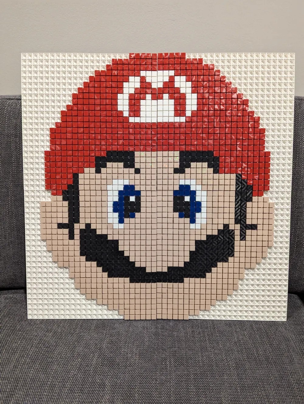 Pixel Mario Portrait - 48x48 by jonoitz - MakerWorld