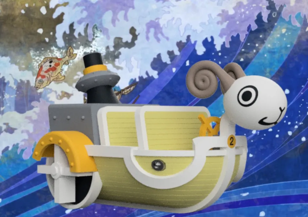 【No AMS Required】Mini Merry II - One Piece - Thousand Sunny/SUNNY ...