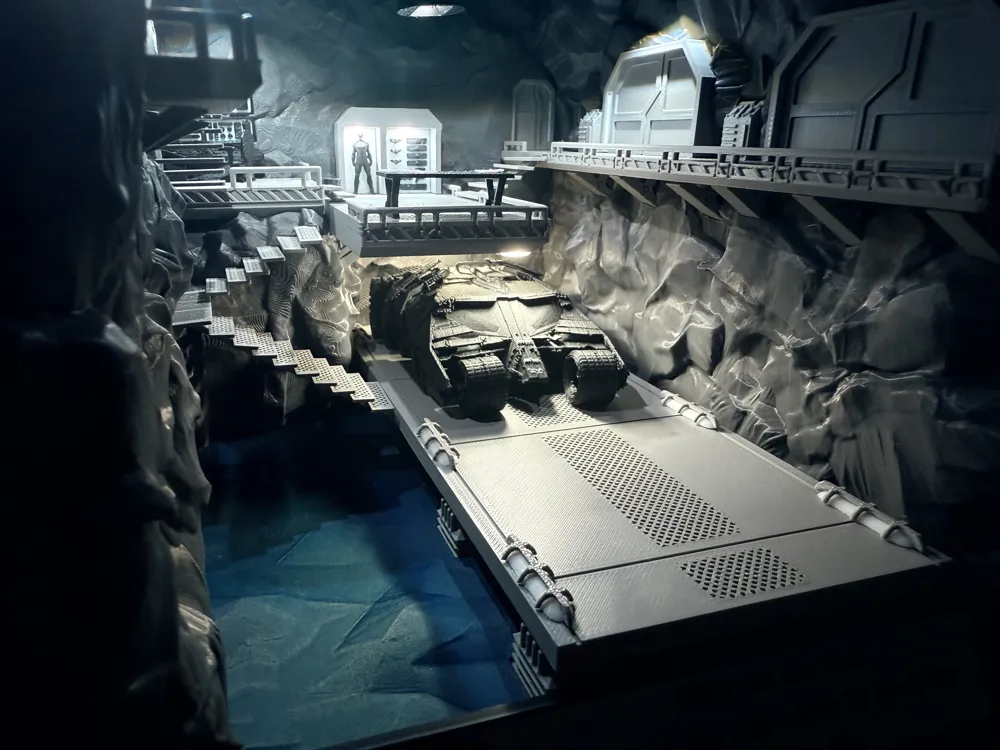 Batcave Book Nook – Why Do We Fall - Free 3D Print Model - MakerWorld