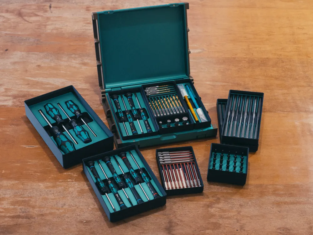 Gridfinity - Hex Long/Drill bit tray by Josh-3D MakerWorld: Download ...