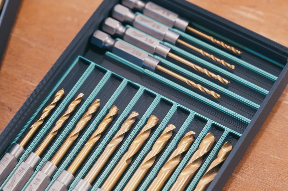 Gridfinity - Hex Long/Drill bit tray by Josh-3D MakerWorld: Download ...