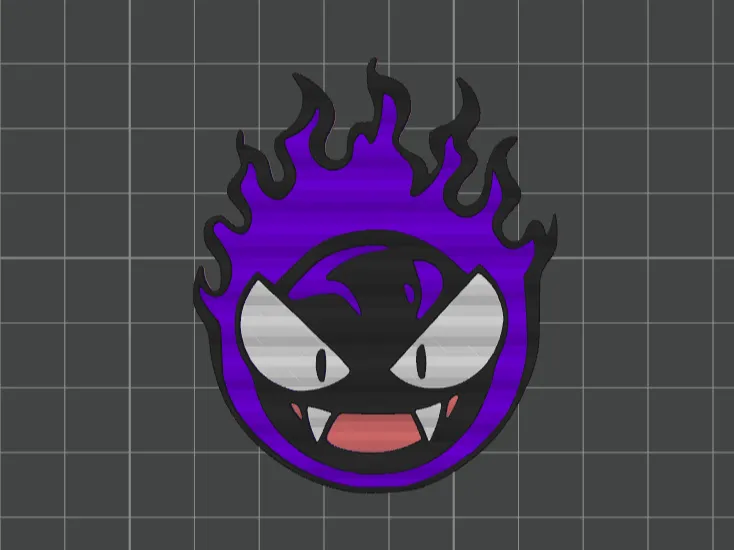 Pokémon Gastly - Free 3D Print Model - MakerWorld