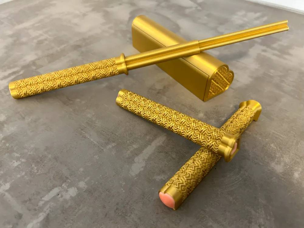 Heart Wand & Case (Collapsing + Print in Place) - Free 3D Print Model ...