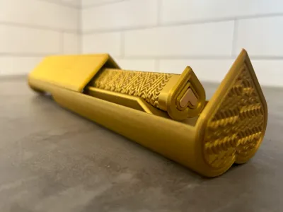 Heart Wand & Case (Collapsing + Print in Place) by walt adler ...