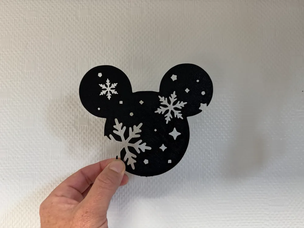 Decor Mickey snowflake - Disney by G3dFactory - MakerWorld