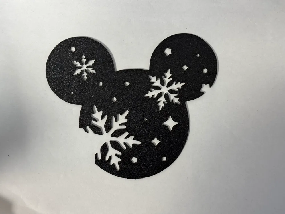 Decor Mickey snowflake - Disney by G3dFactory - MakerWorld