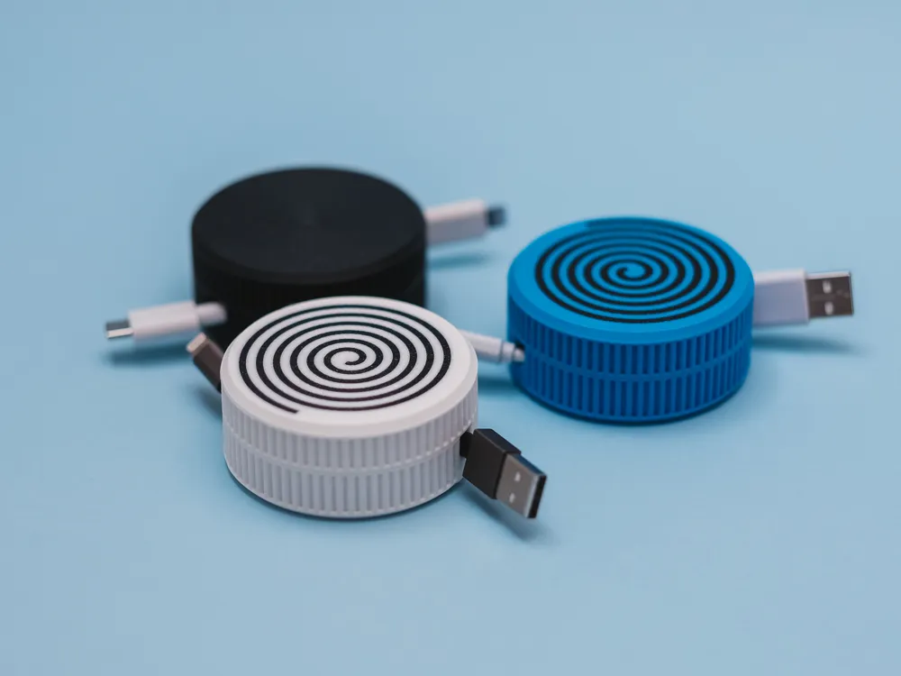 Portable Cable Winder Organiser by KL Worx MakerWorld: Download Free 3D ...