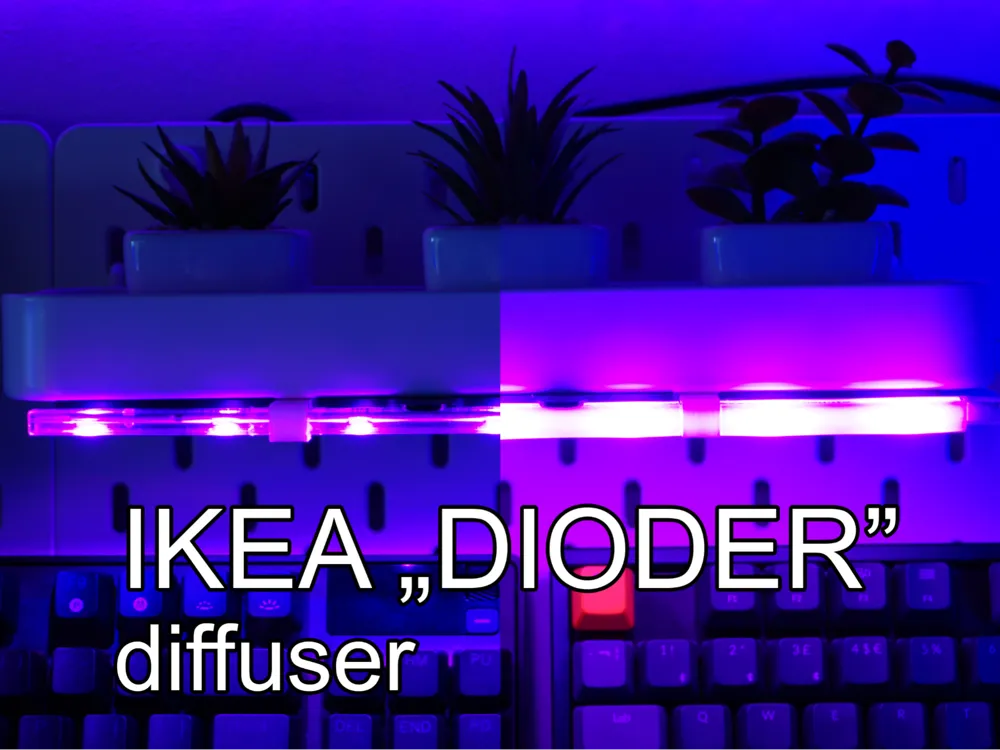 IKEA Dioder light diffuser by FilthyFranklin64 MakerWorld: Download Free 3D Models