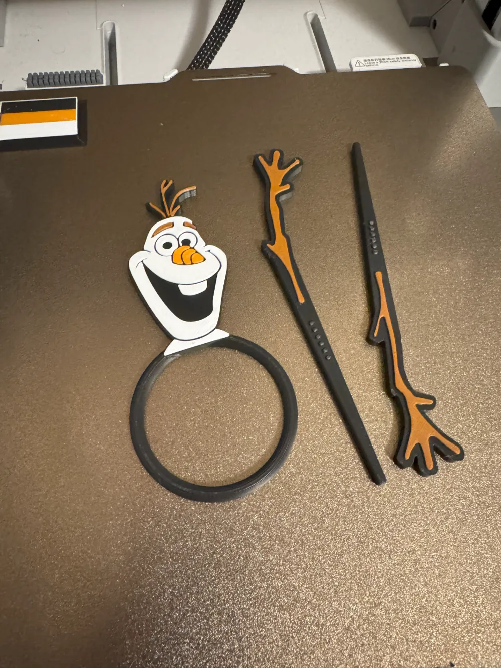 Olaf Hair Pin by Paulies Prints MakerWorld: Download Free 3D Models