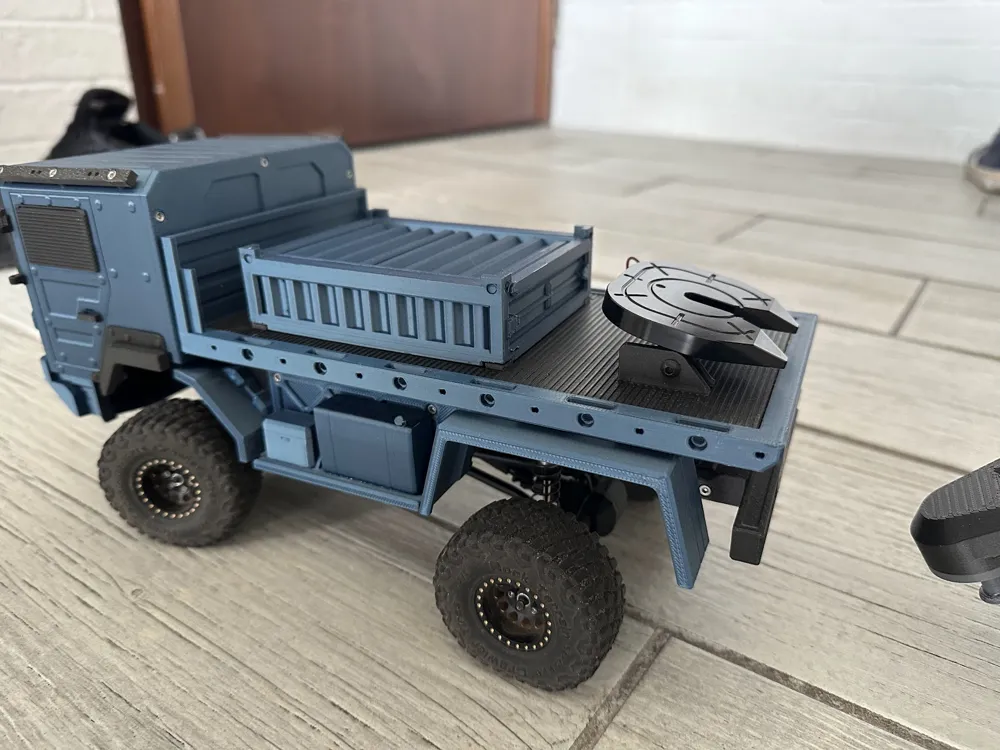 Armadillo truck TRX4M - Magnetic rear box cover - Free 3D Print Model ...