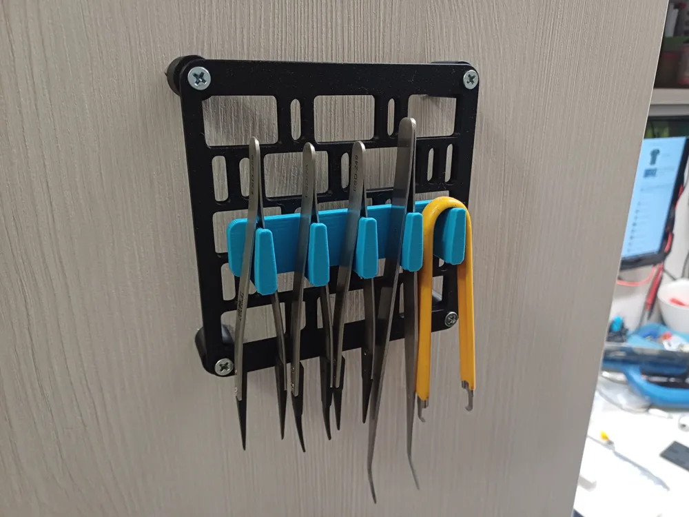 IKEA Skadis tweezers holder Remixed by Kiron 21 - MakerWorld