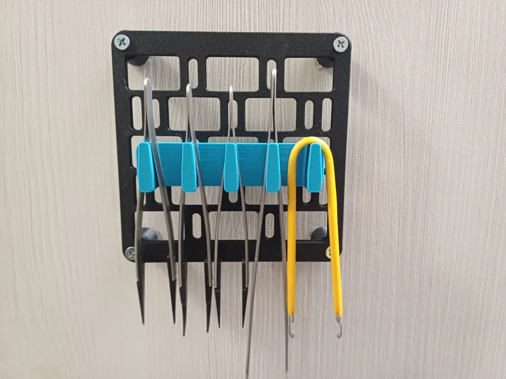 IKEA Skadis tweezers holder Remixed by Kiron 21 - MakerWorld