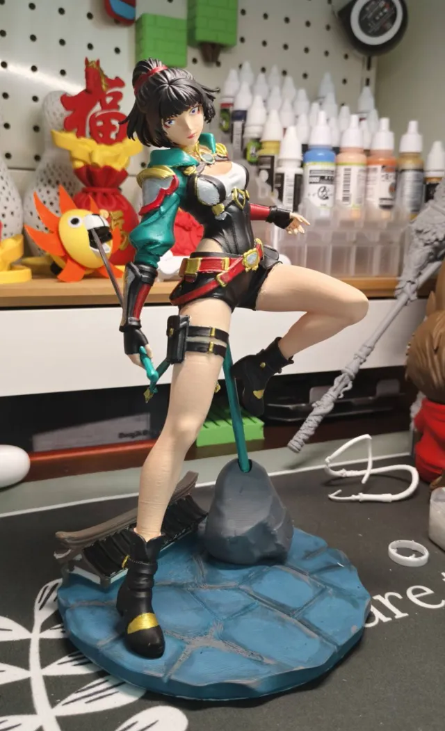 "Rainy Night · Qinglan" Shen Yanqiu Character Model - Disassembled ...