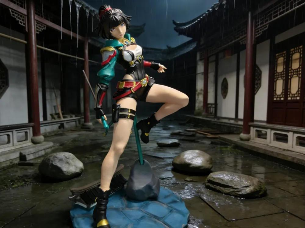 "Rainy Night · Qinglan" Shen Yanqiu Character Model - Disassembled ...