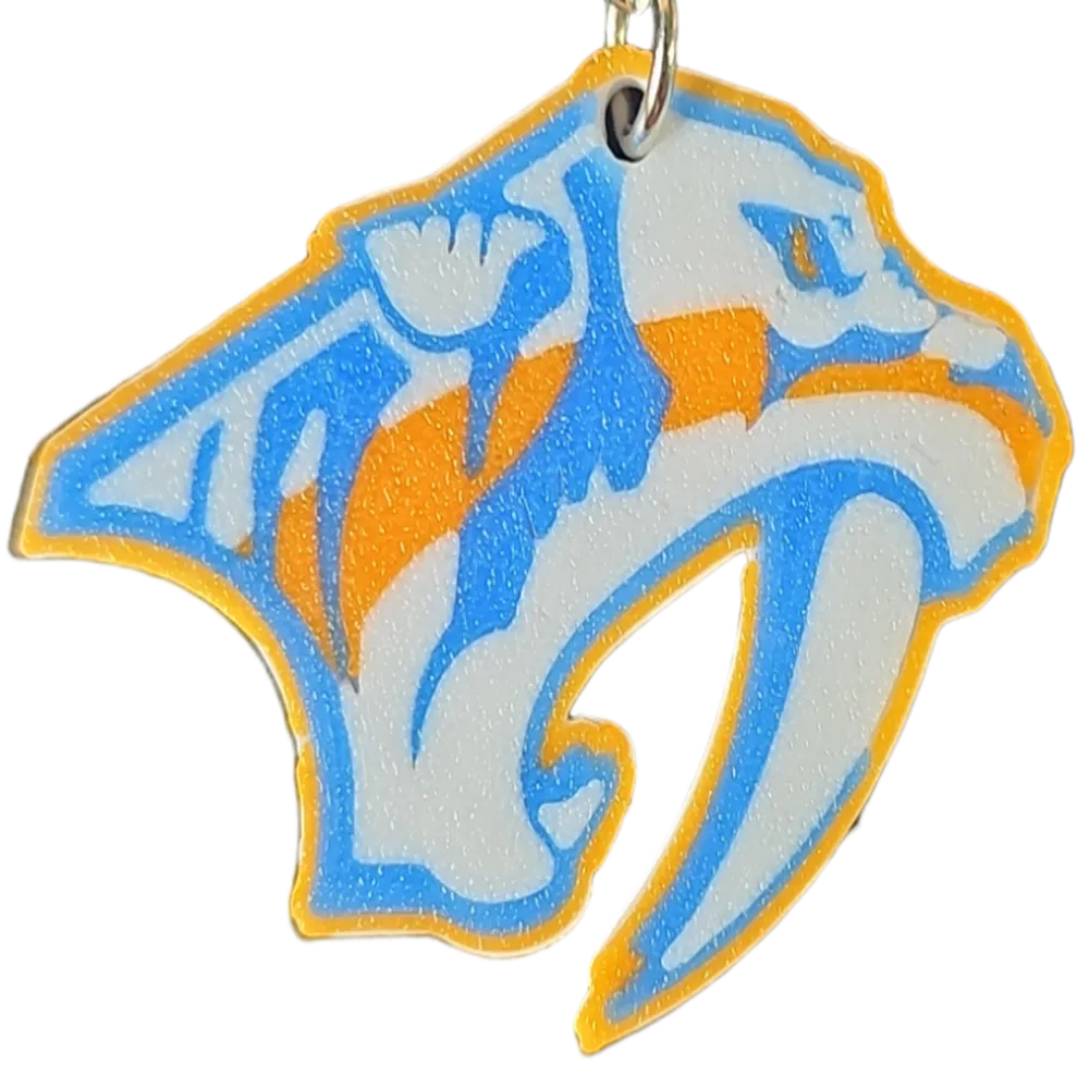 Nashville Predators Keychain by 3DKP - MakerWorld