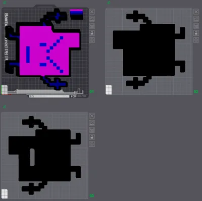 Aqua Teen Hunger Force ATHF Mooninite LED Lamp by BeeTee 3D - MakerWorld