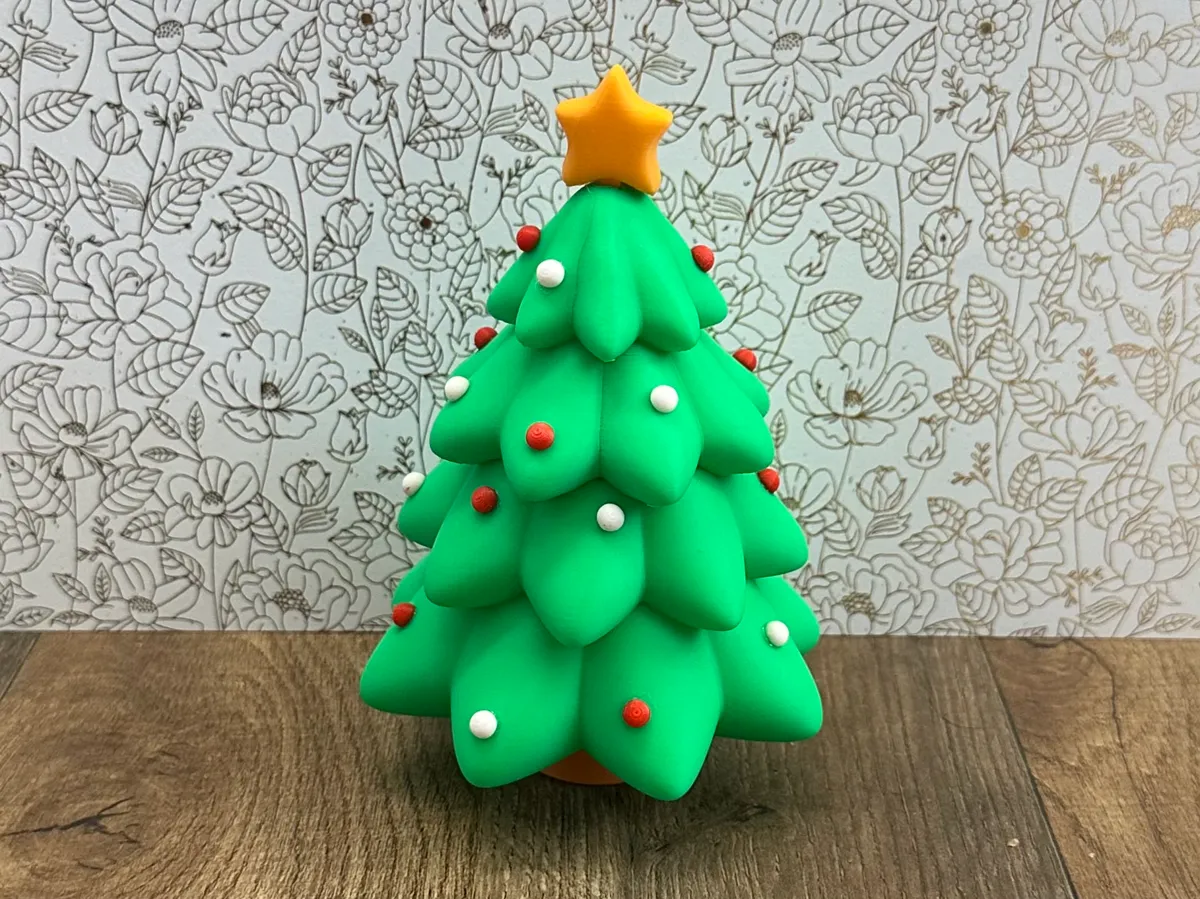 Christmas Tree Trinket Box (AMS Optional) - Free 3D Print Model ...