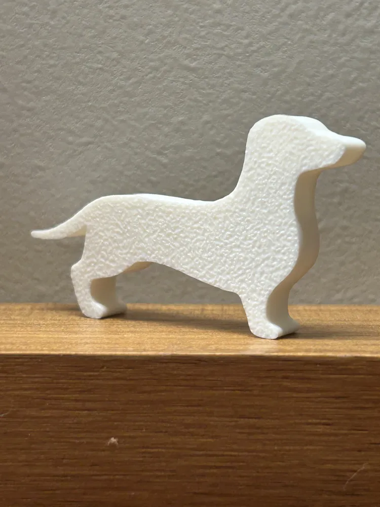 Dachshund Silhouette - Free 3D Print Model - MakerWorld