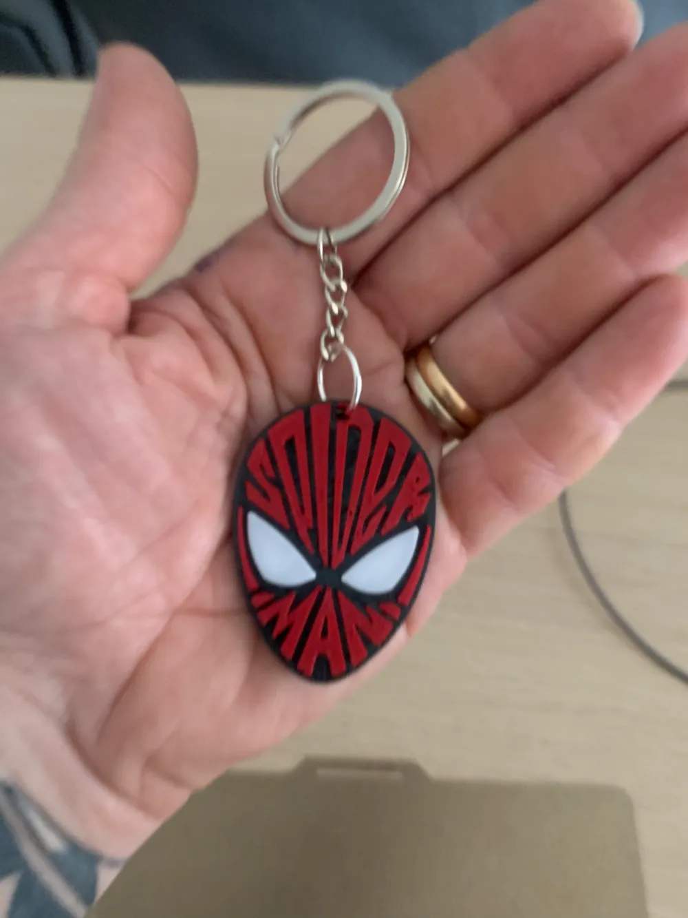 Spiderman Keychain by 3DFilippo - MakerWorld