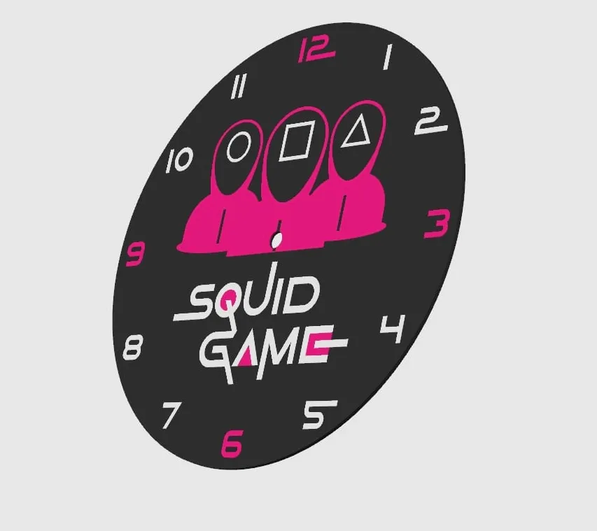 Wall Clock Squid Game by alisedemcenko - MakerWorld