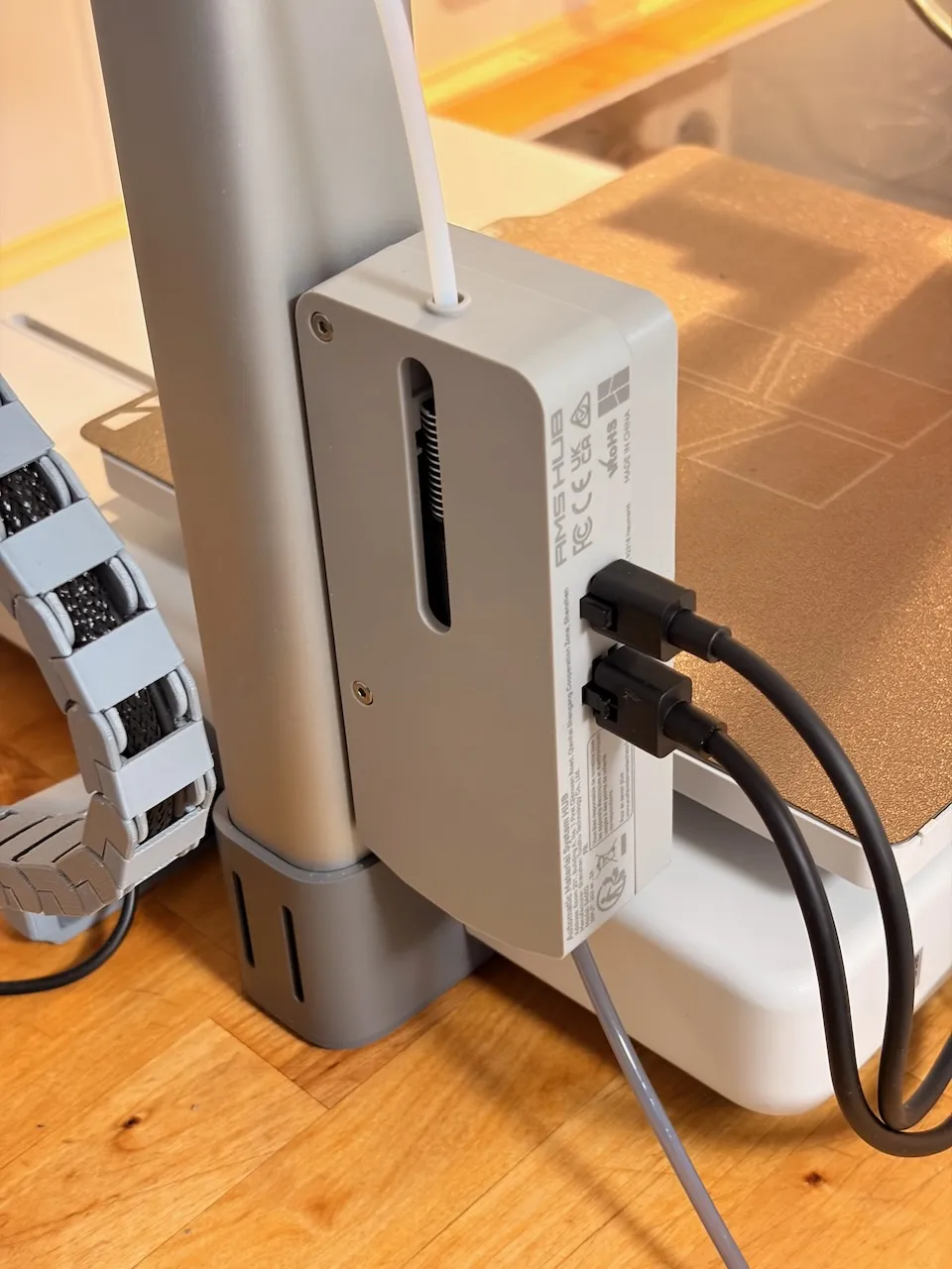 4-Channel AMS Hub for A1 + A1 mini mount holder - Free 3D Print Model ...