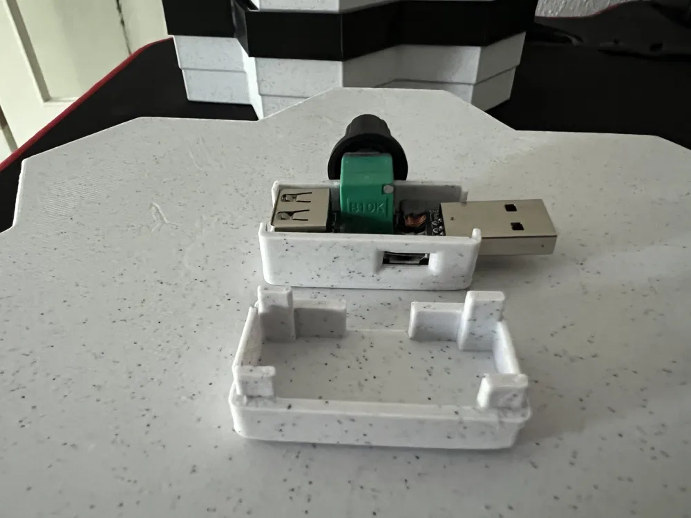 USB Potentiometer/USB Fan Speed Controller Case by Covic 3D MakerWorld ...