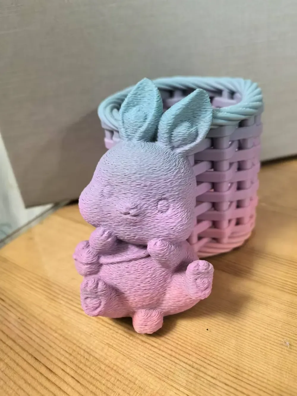 Adorable Rabbit Pen Holder Pencil Case Stationery - Free 3D Print Model ...