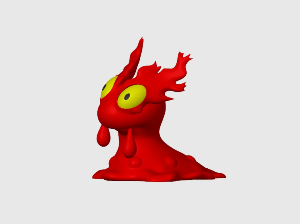 Slugma Multicolor by entroisdimensions_figurine MakerWorld: Download ...