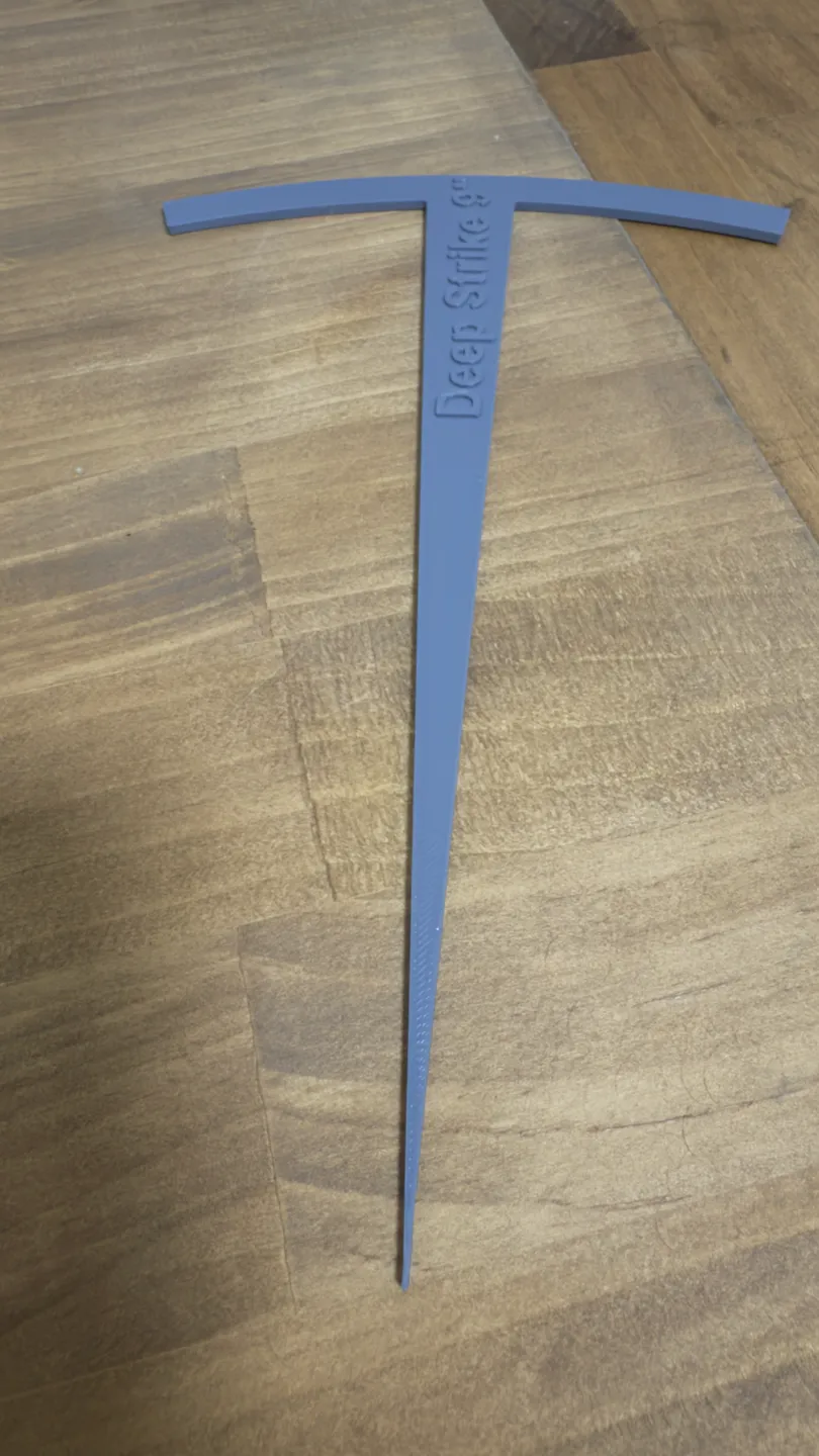 9" Deep Strike Ruler - Single Point by extruded.designs MakerWorld ...