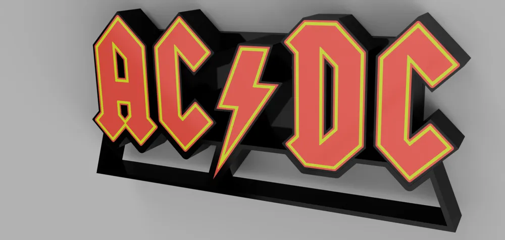 ACDC Lightbox by cruizincris2006 - MakerWorld